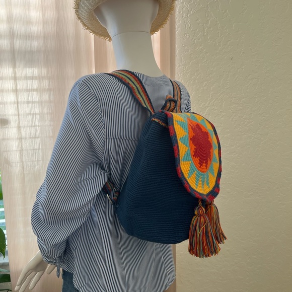 Eklectyc | Bags | Retro Hippie Handwoven Backpack For Women Bohemian ...